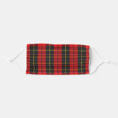 Scottish Clan Wallace Red and Black Tartan Plaid Adult Cloth Face Mask ...