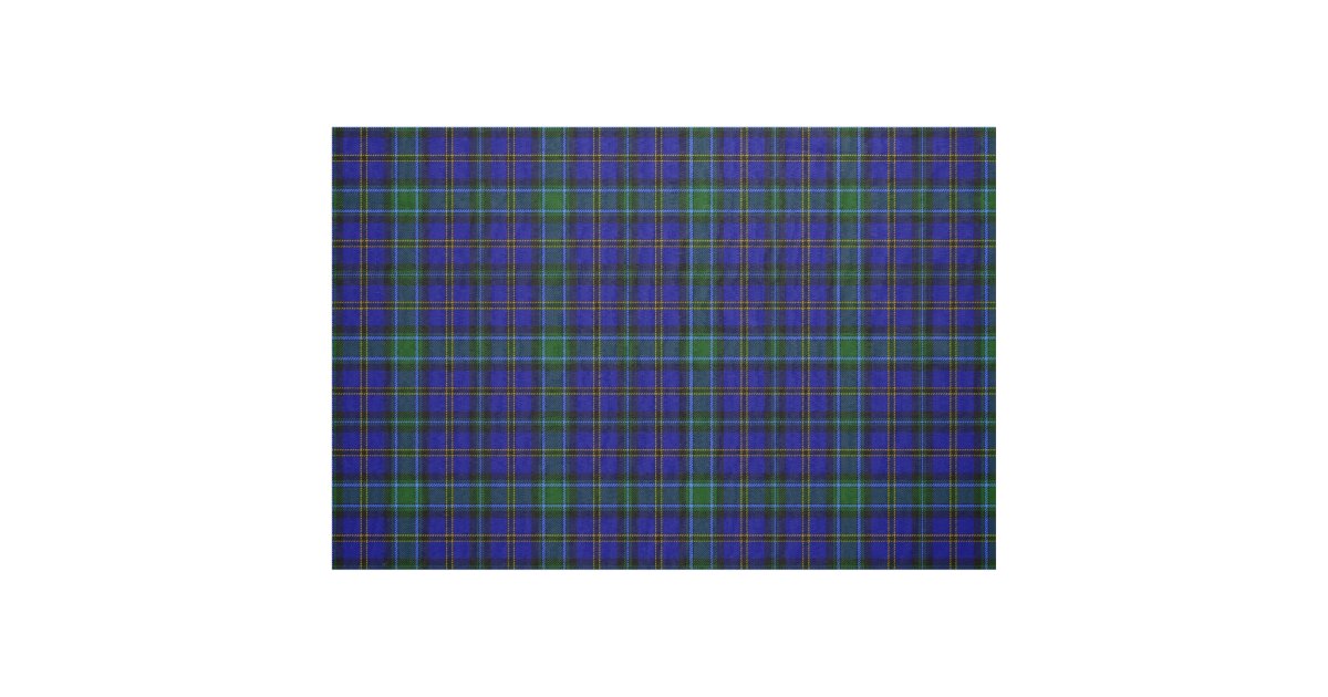 Scottish Clan Weir Tartan Plaid Fabric | Zazzle
