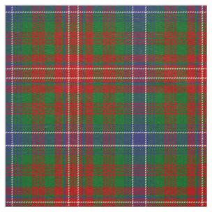 Wilson Tartan Print Fabric | Zazzle