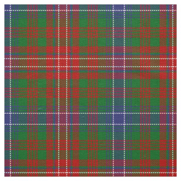 Clan Wilson Tartan Fabric | Zazzle