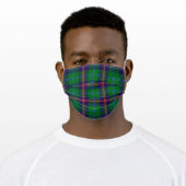 Scottish Clan Young Modern Tartan Plaid Adult Cloth Face Mask | Zazzle
