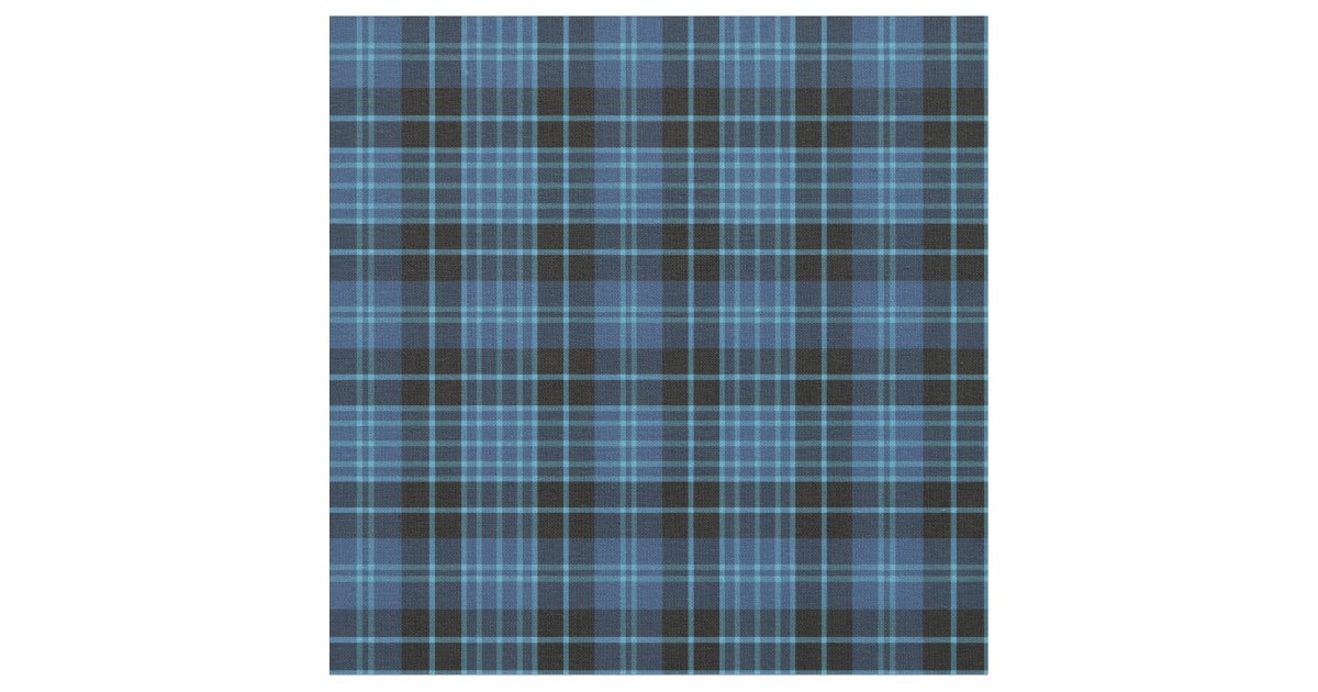 Scottish Clergy Tartan Fabric | Zazzle