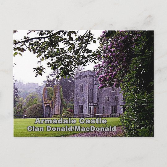 Scottish Donald / MacDonald Clan's Armadale Castle Postcard | Zazzle.com