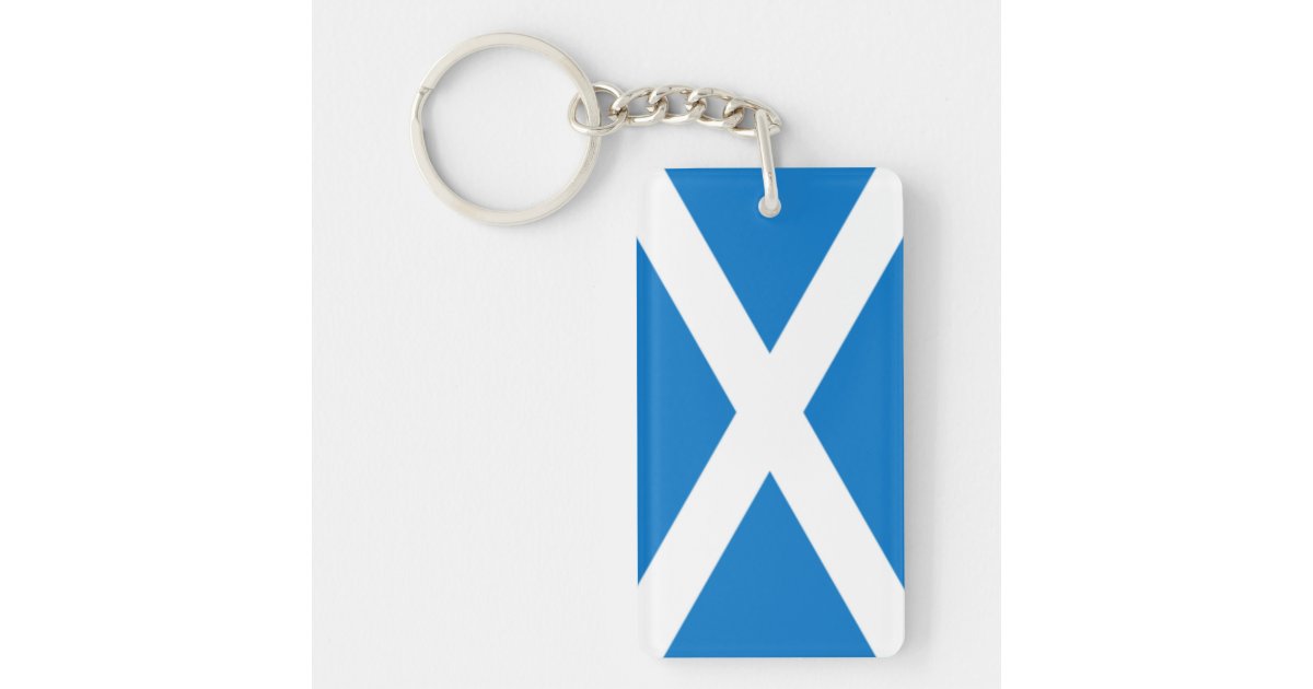 scottish flag by highsaltire keychain | Zazzle