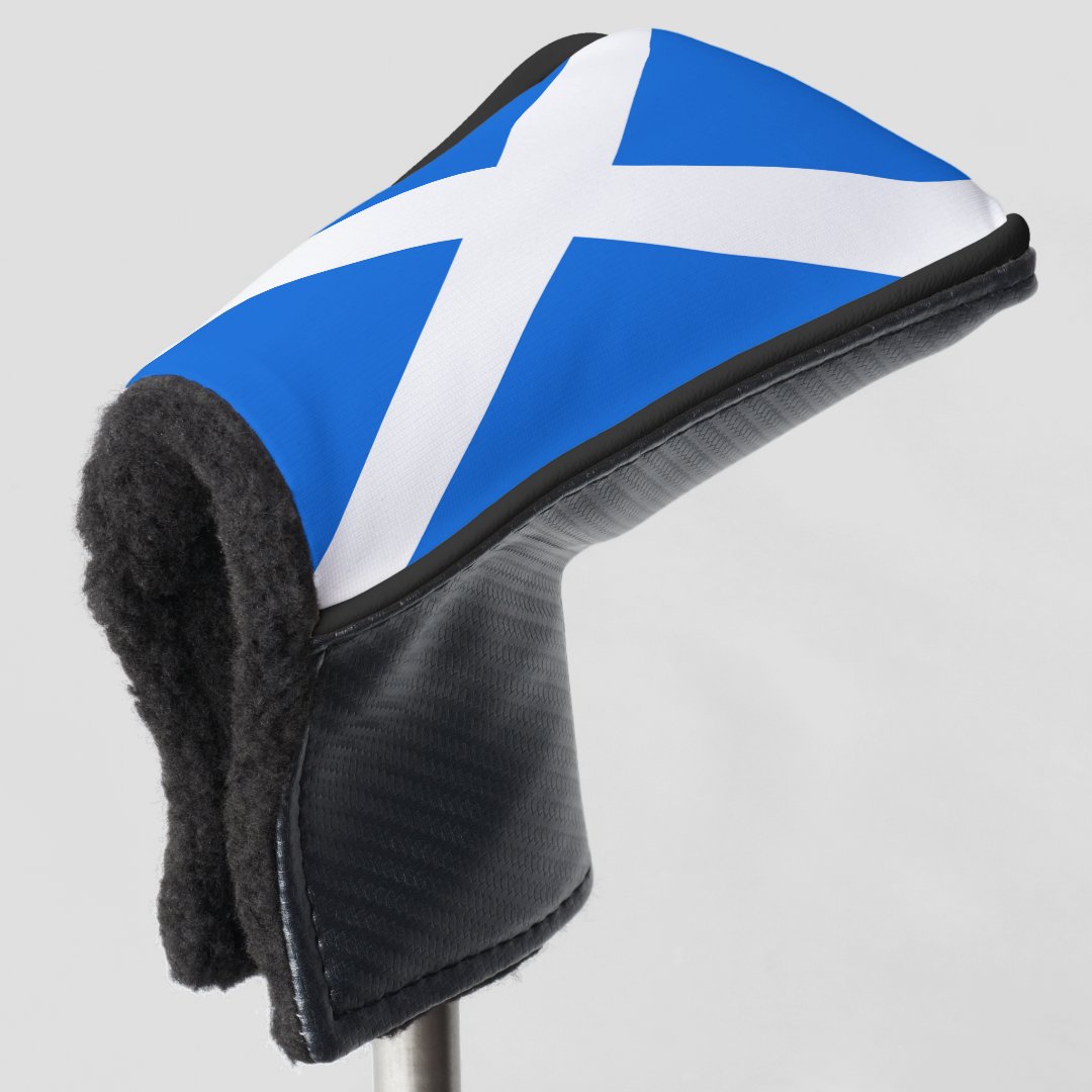 Scottish Flag Golf Putter Cover arc | Zazzle