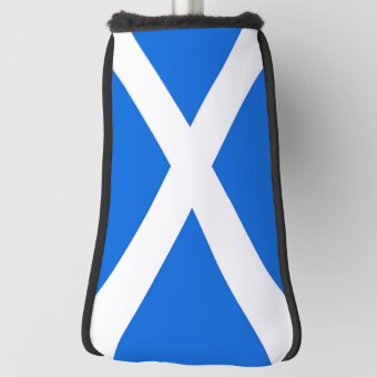 Scottish Flag Golf Putter Cover arc | Zazzle