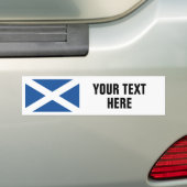 Scottish flag of Scotland custom bumper stickers | Zazzle