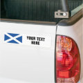 Scottish flag of Scotland custom bumper stickers | Zazzle