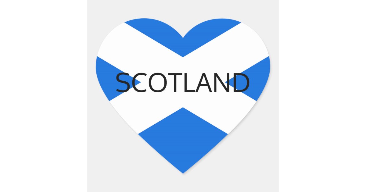 Scottish Flag Scotland Sticker arc2 | Zazzle