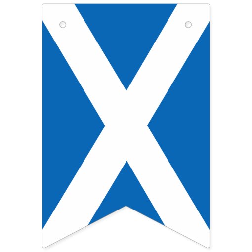 Scottish flags & sports party bunting /Scotland | Zazzle