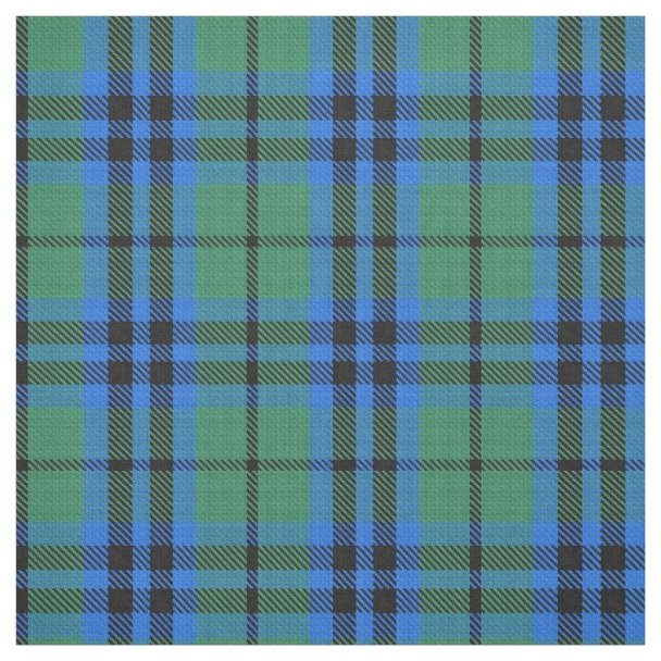 Clan Cochrane Cochran Scottish Tartan Plaid Fabric | Zazzle.com