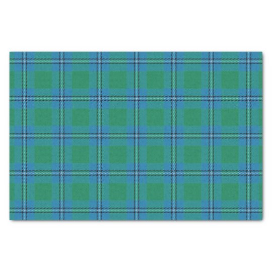 Scottish Gifts Clan Irvine Irwin Tartan Tissue Paper | Zazzle.com