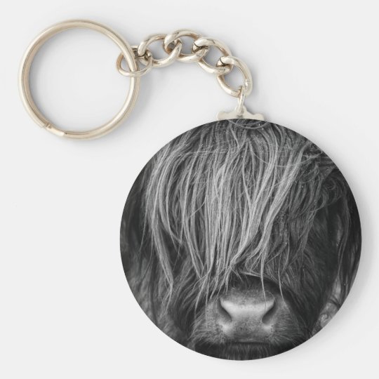 Scottish Highland Cattle - Scotland Keychain | Zazzle.com
