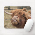 Scottish Highland cow Mouse Pad | Zazzle