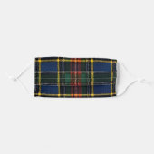 Scottish MacBeth clan red, blue tartan Adult Cloth Face Mask | Zazzle