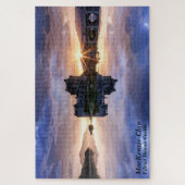 Scottish MacKenzie Clan's Castle Sunset Reflection Jigsaw Puzzle | Zazzle