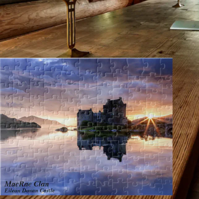 Scottish MacRae Clan's Eilean Donan Castle Puzzle | Zazzle
