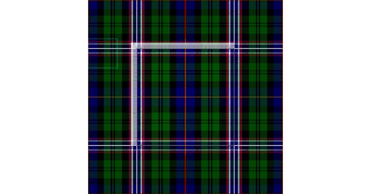 Scottish National Tartan Print Fabric | Zazzle