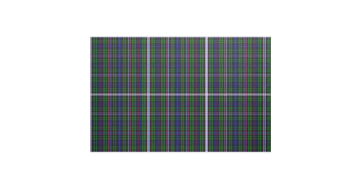 Scottish National Tartan Print Fabric | Zazzle