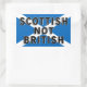 Scottish Not British sticker | Zazzle