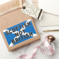 Scottish Not British sticker | Zazzle