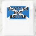 Scottish Not British sticker | Zazzle