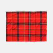 Scottish Red Tartan Fleece Blanket | Zazzle