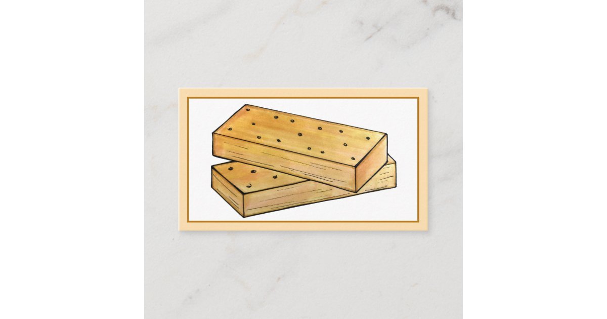 Scottish Shortbread Tea Biscuits British Bakery Business Card | Zazzle