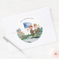 Scottish Themed Birthday Party Classic Round Sticker | Zazzle