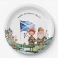 Scottish Themed Birthday Party Paper Plates | Zazzle