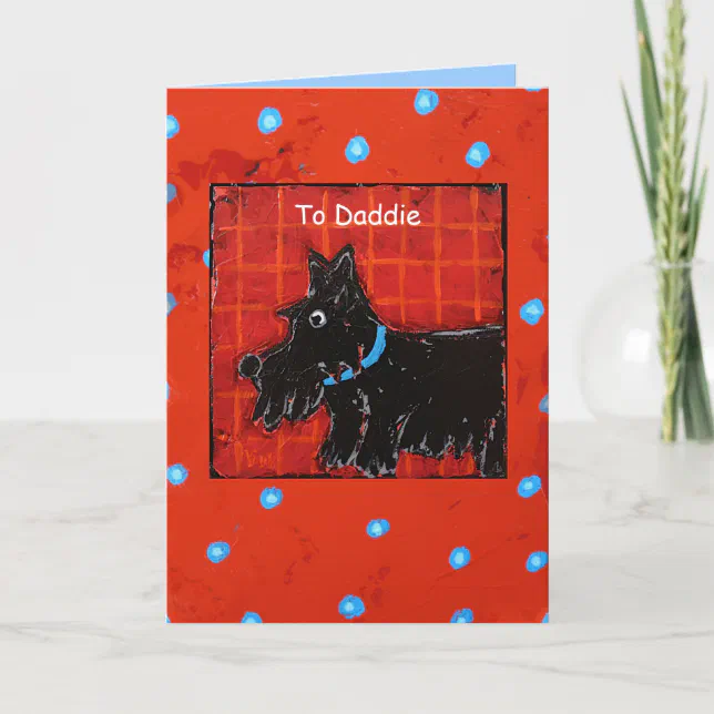 Scottish themed Father's Day card | Zazzle