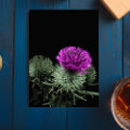 Scottish Thistle Birthday Invitation | Zazzle