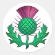 Scottish Thistle Classic Round Sticker | Zazzle
