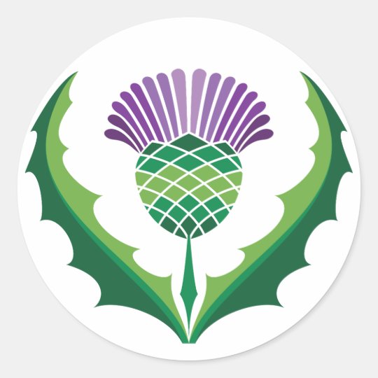 Scottish Thistle Sticker | Zazzle.com