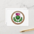 Scottish Thistle Symbol Badge Postcard | Zazzle