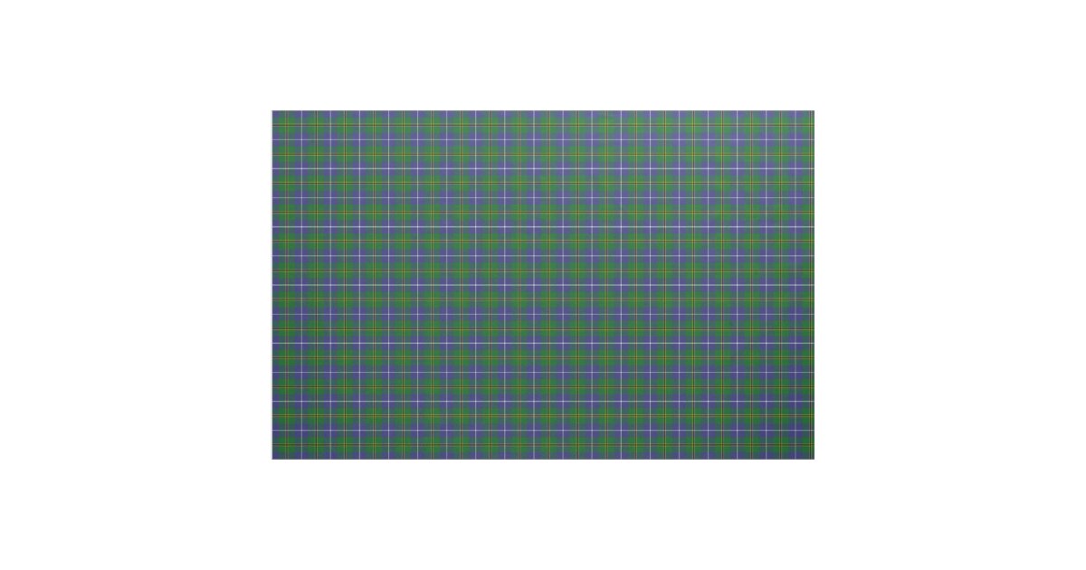Scottish Turnbull Hunting Plaid Tartan Fabric | Zazzle