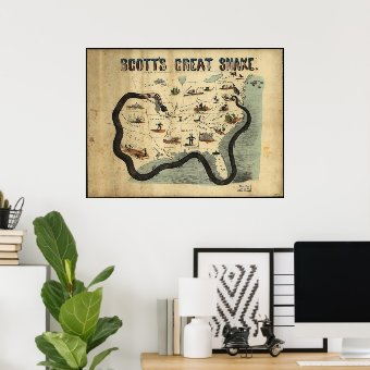 Scott's Great Snake Poster | Zazzle