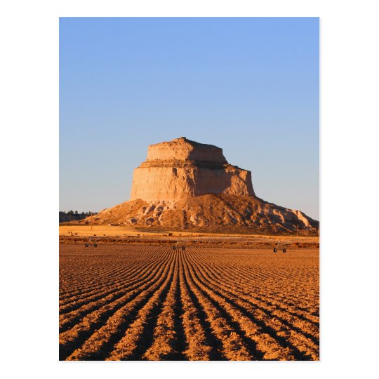 Scottsbluff Nebraska Farming Harvest Fall Sunset Postcard | Zazzle.com
