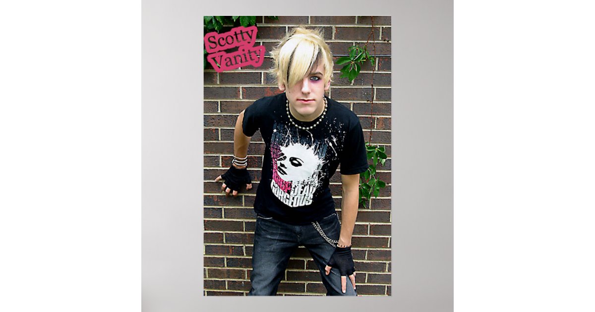 Scotty Vanity Brick Wall Poster | Zazzle
