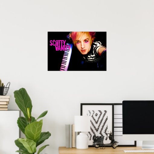 Scotty Vanity Keyboards Poster | Zazzle