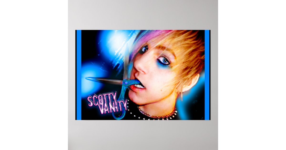 Scotty Vanity Scissors Poster | Zazzle