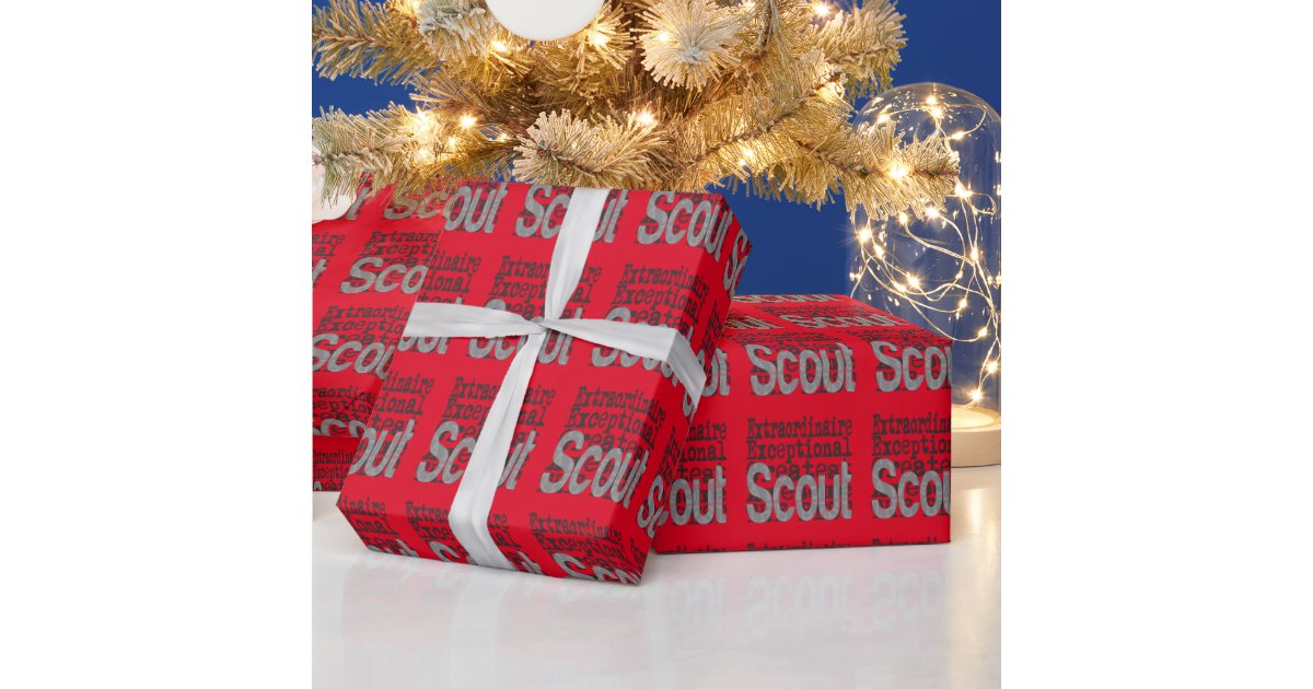 Scout Extraordinaire Wrapping Paper | Zazzle