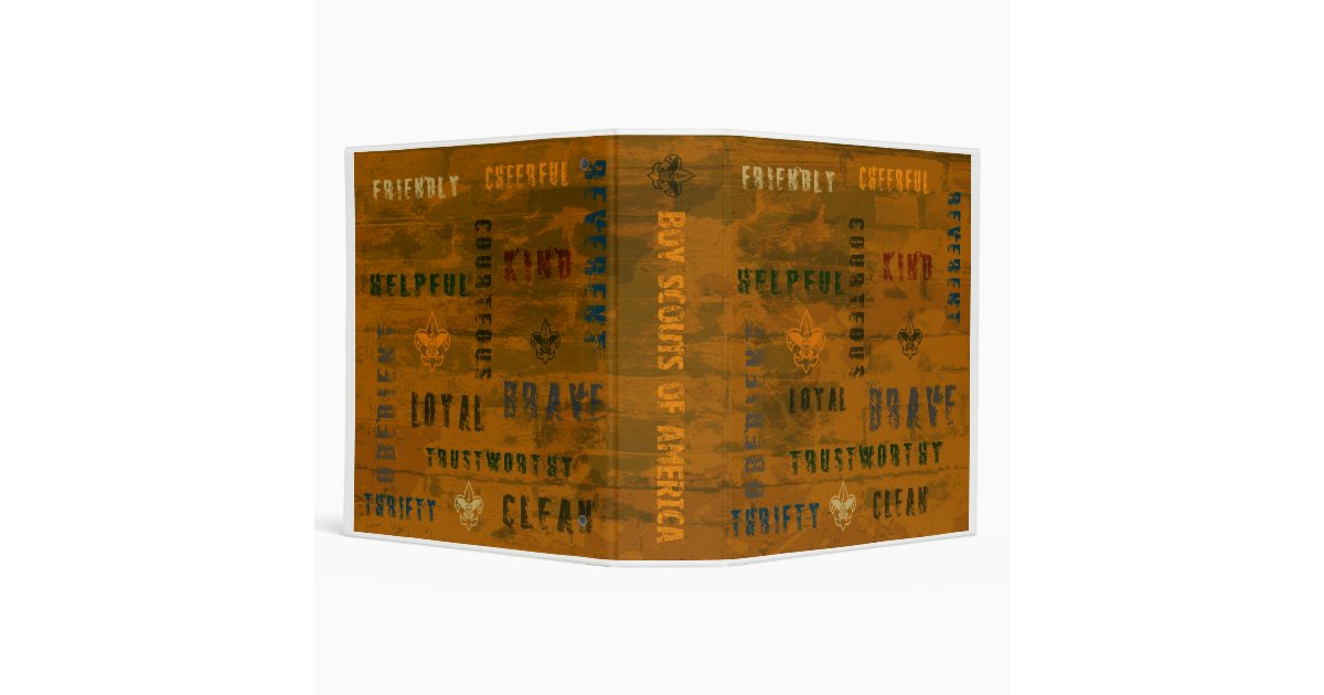 Scout Law Binder | Zazzle
