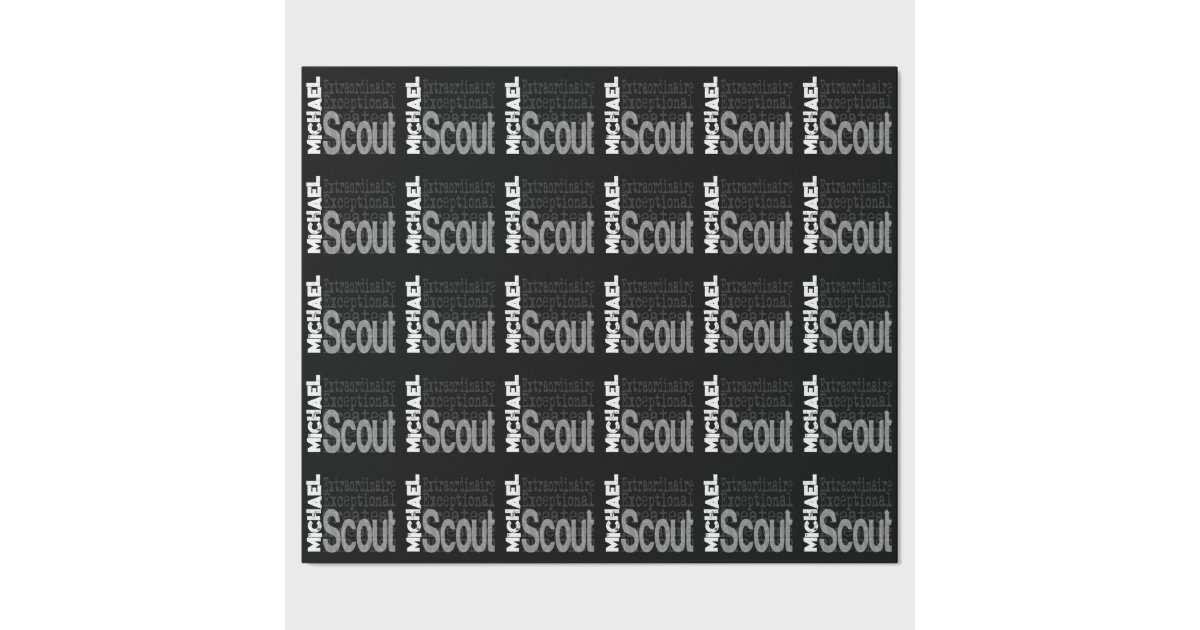 Scout Wrapping Paper | Zazzle
