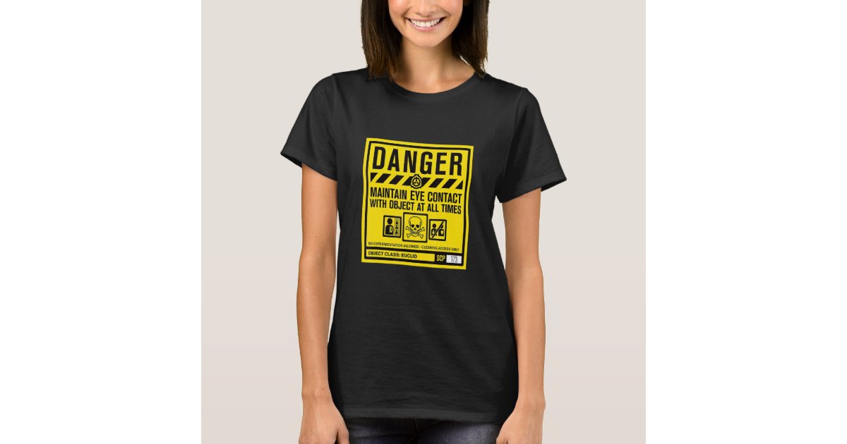 Scp Foundation Danger Class Euclid T-Shirt | Zazzle