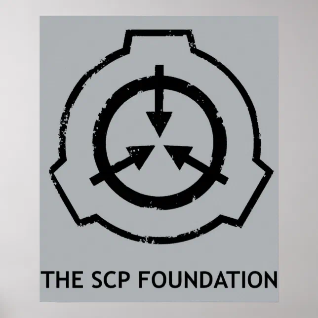 SCP Foundation logo Secure Contain Protect Poster | Zazzle
