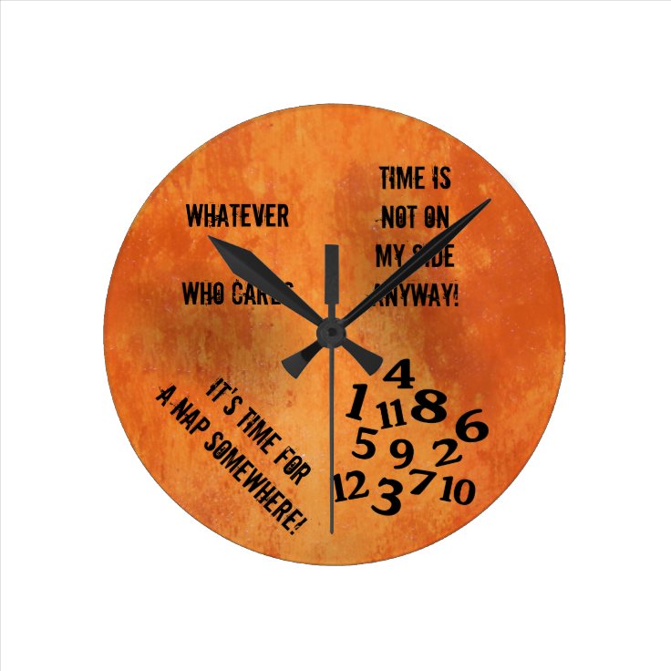 Scrambled Numbers Clock | Zazzle