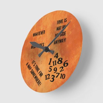 Scrambled Numbers Clock | Zazzle