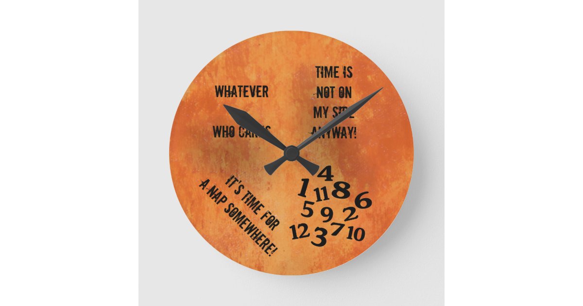 Scrambled Numbers Clock | Zazzle
