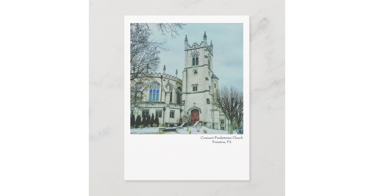 Scranton PA Postcard-Covenant Presbyterian Church Postcard | Zazzle